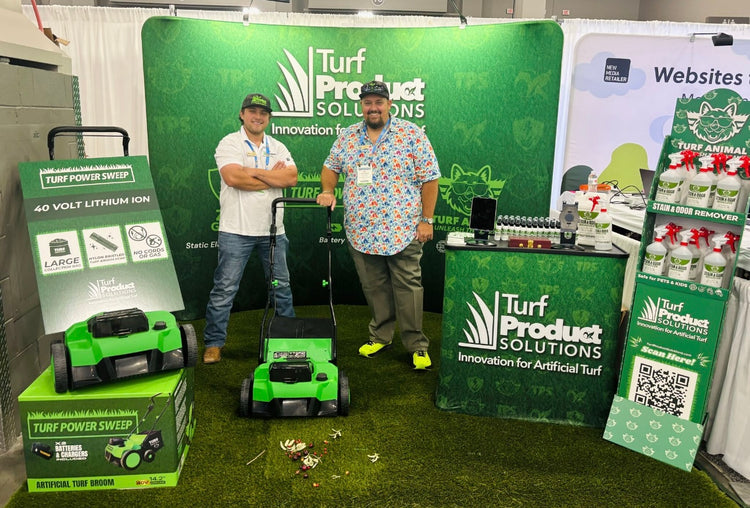 Turf Product Solutions | Turf Animal Cleaner & Turf Power Sweep Broom