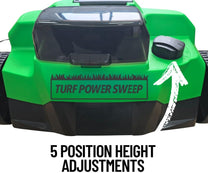 The Original #1 Battery Powered Turf Power Sweep – Turf Product Solutions